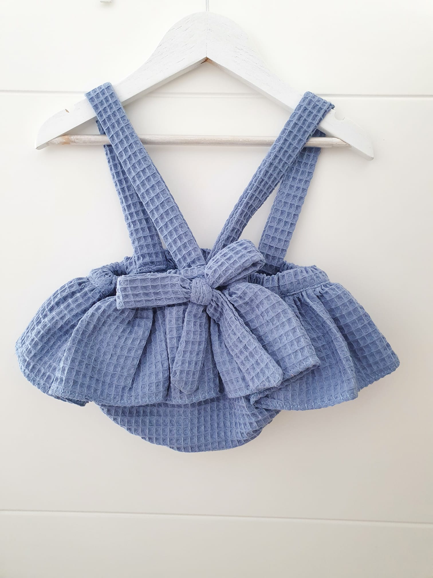 Petito lazo gofre azul pastel - Petit Poussin